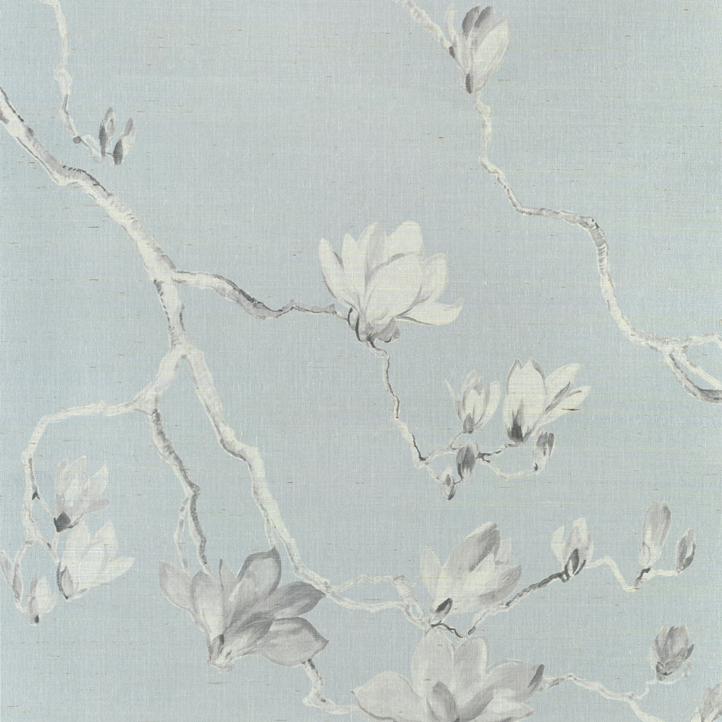 Blossom - Powder Blue On Glam Grass 6403 | Phillip Jeffries